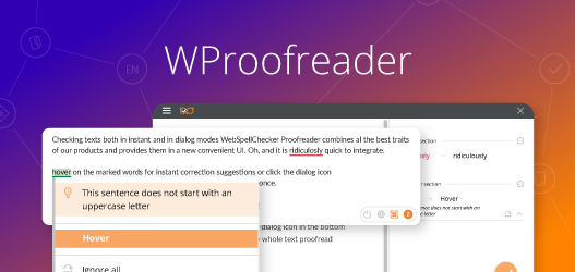 WProofreader | WebSpellChecker